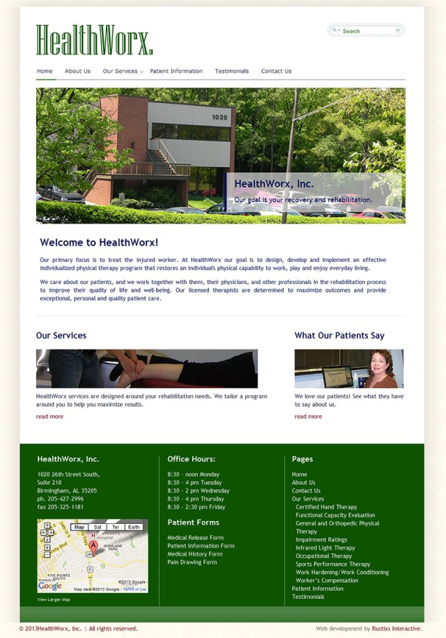 HealthWorx, Inc. | Rustixs Interactive